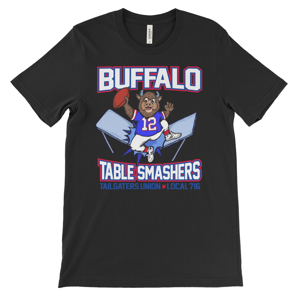 BUFFALO FOOTBALL TABLE SMASHERS - Tailgating fan - T-shirt ...